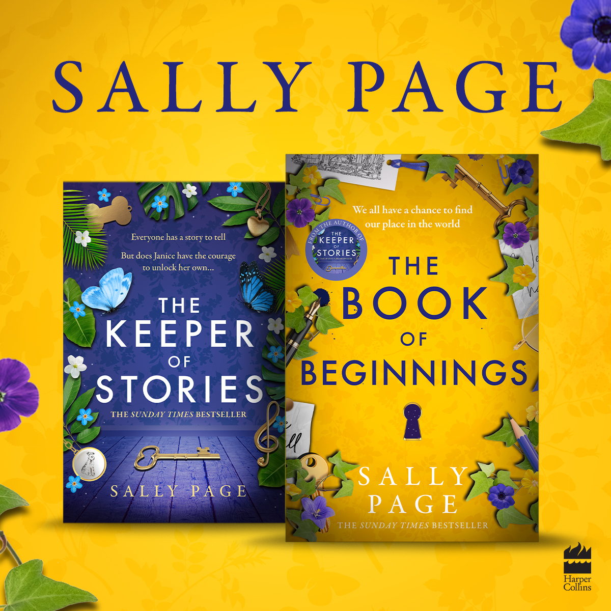 Sally Page – Author. Lover of Flowers & Fountain pens. Sometime painter.